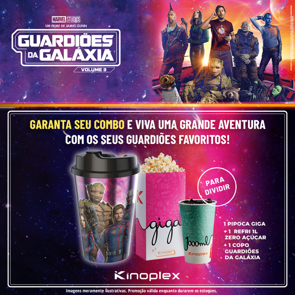 Kinoplex Anuncia AÇÃo Promocional Exclusiva Para ‘guardiÕes Da GalÁxia